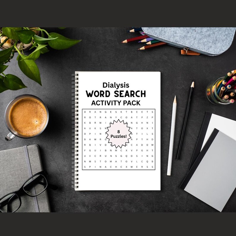 Dialysis Word Search Puzzle Packet: Nurse & Patient Education (digital ...
