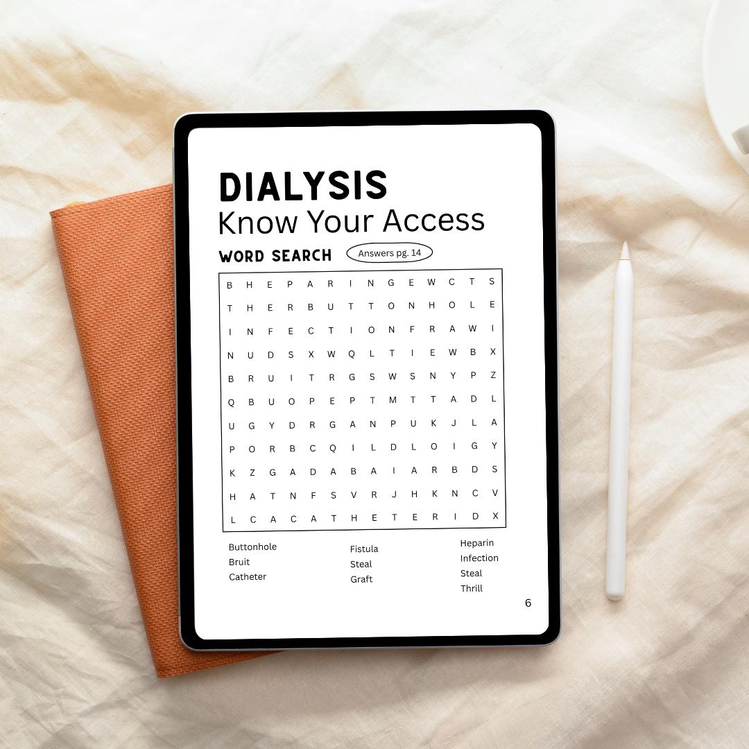 Dialysis Word Search Puzzle Packet: Nurse & Patient Education (digital ...