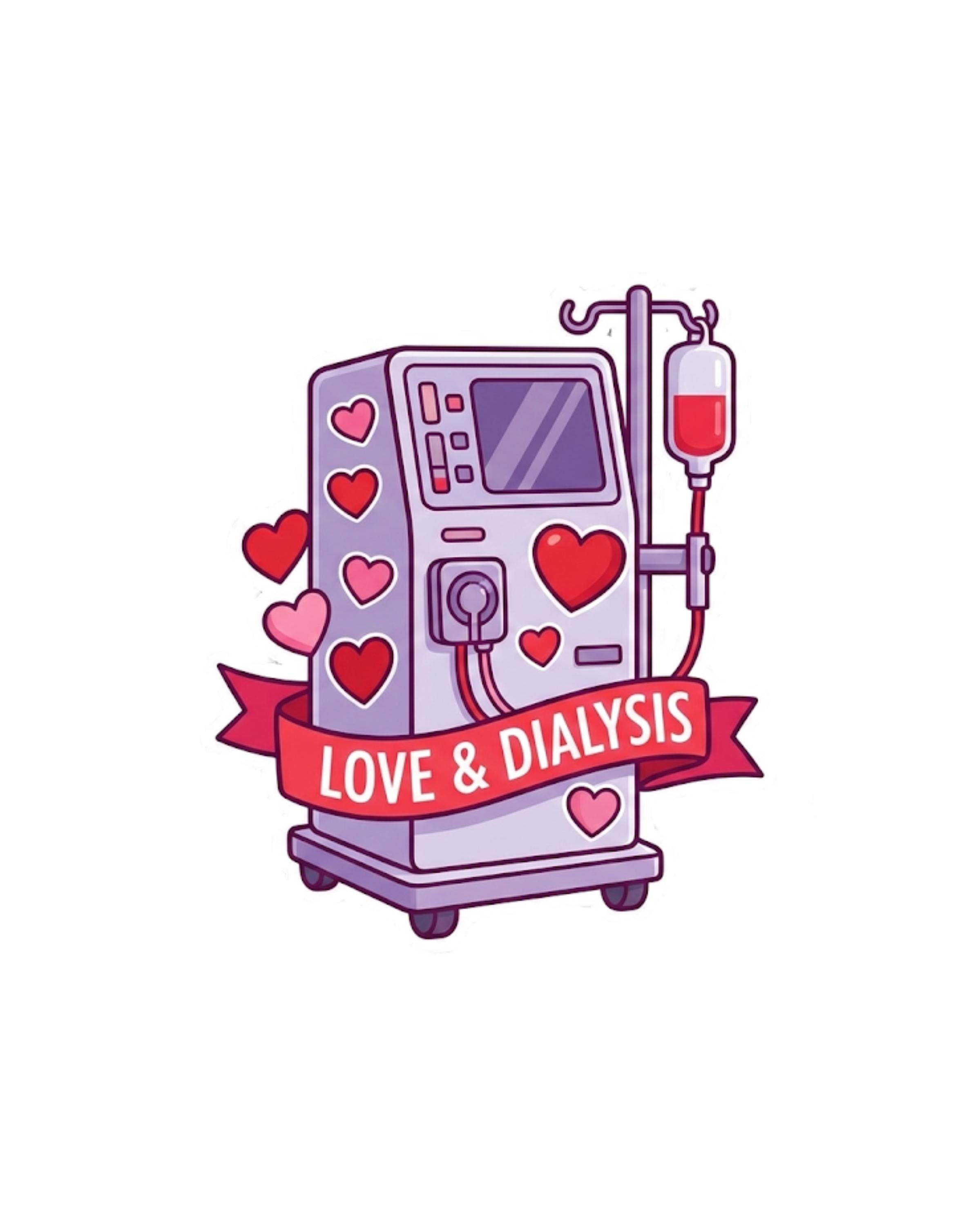 Kidney Dialysis Valentine Digital Prints (4 Total) - Etsy