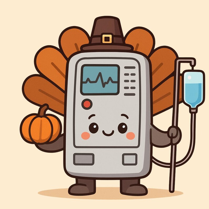 Dialysis Thanksgiving Clipart PNG Bundle (8 + 2 Bonus) - Etsy