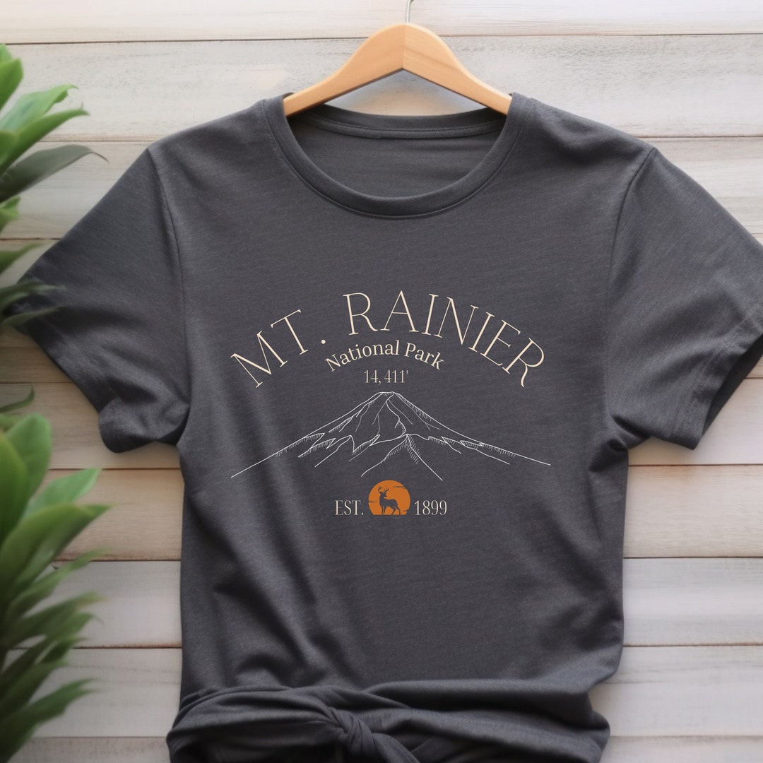 Mt Rainier National Park Shirt, Mount Rainier Shirt, Mount Rainier T ...