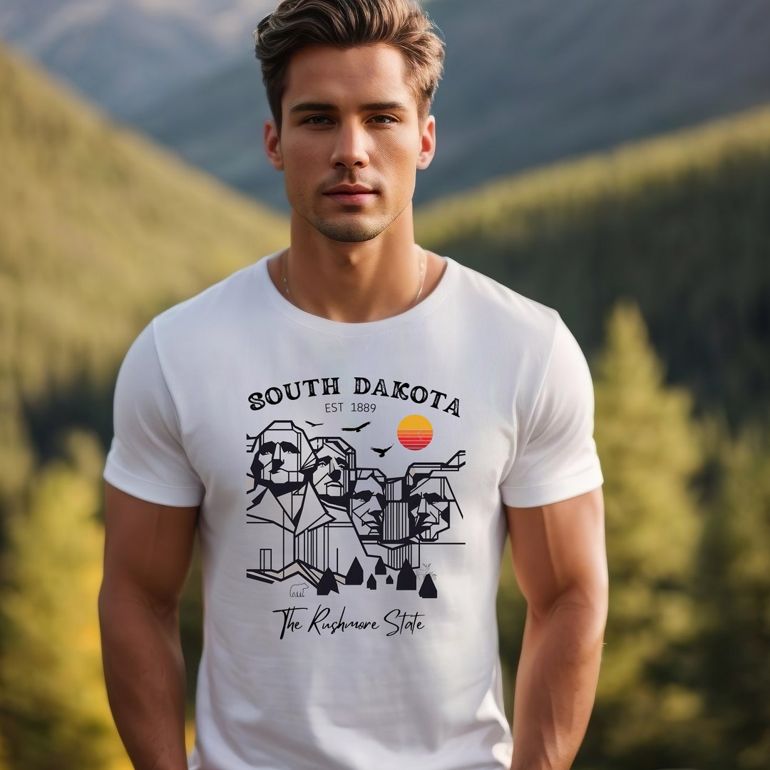 South Dakota Shirt, South Dakota T-shirt, Rushmore State Shirt, Mount ...