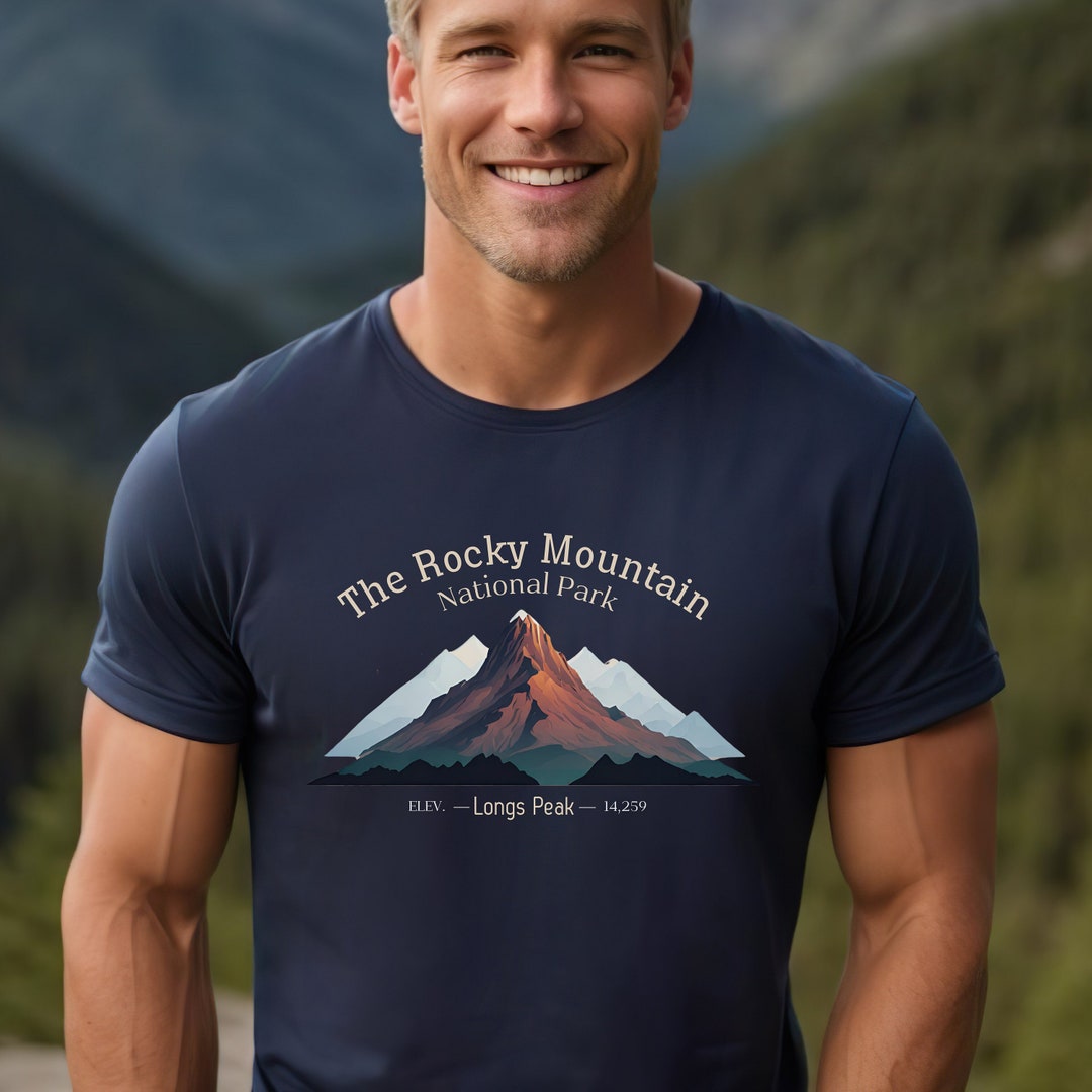 The Rocky Mountain National Park Shirt, Rocky Mountain T-shirt, Rocky ...
