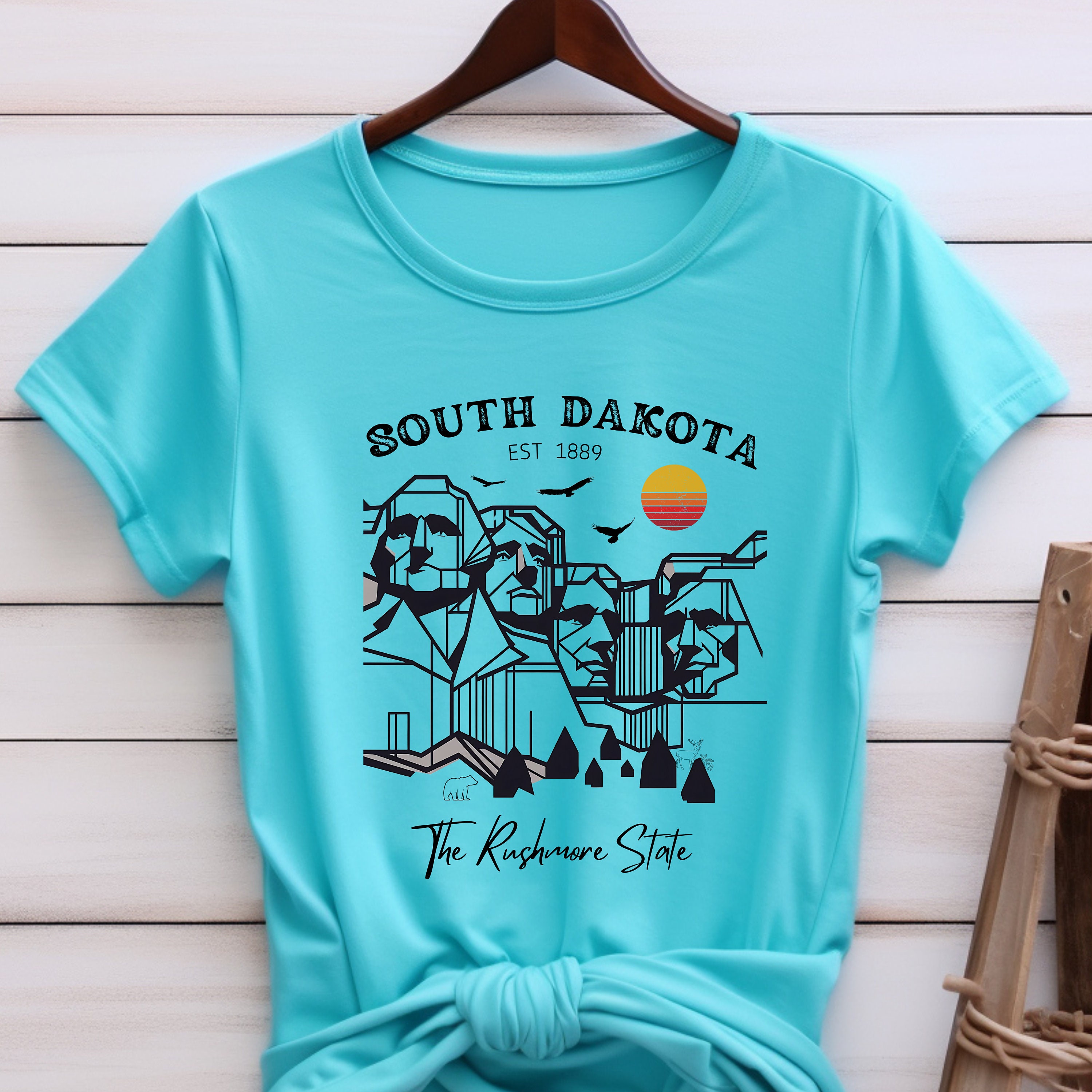 South Dakota Shirt, South Dakota T-shirt, Rushmore State Shirt, Mount ...