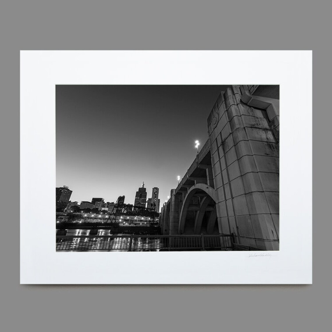 Robert St. Bridge Photo - St. Paul, Minnesota Wall Art - Black & White ...