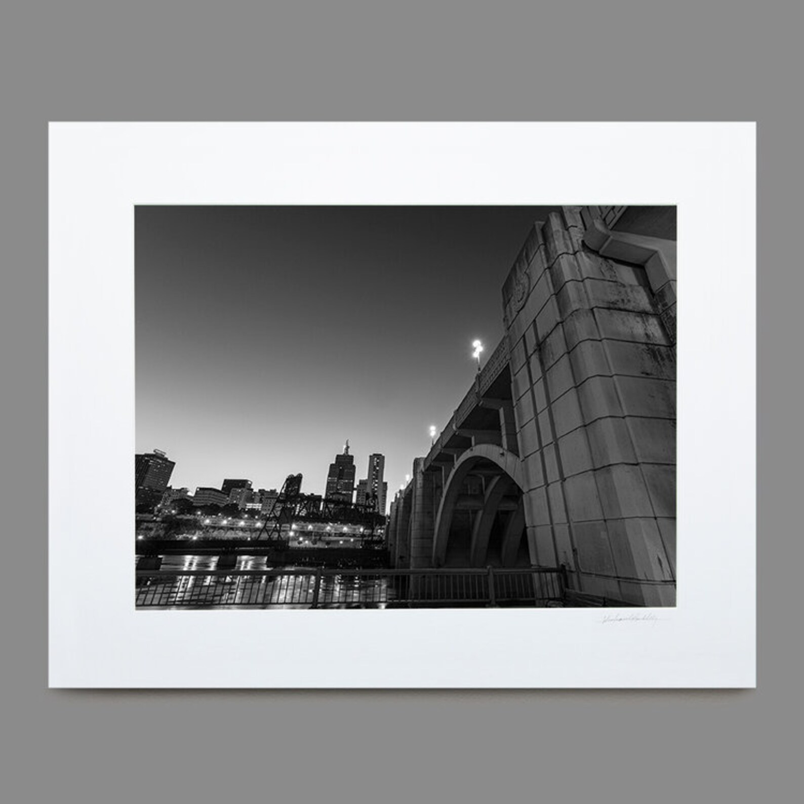 Robert St. Bridge Photo - St. Paul, Minnesota Wall Art - Black & White ...
