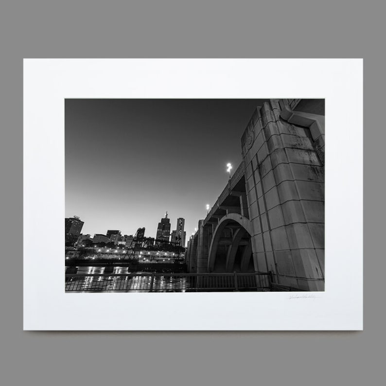 Robert St. Bridge Photo - St. Paul, Minnesota Wall Art - Black & White ...