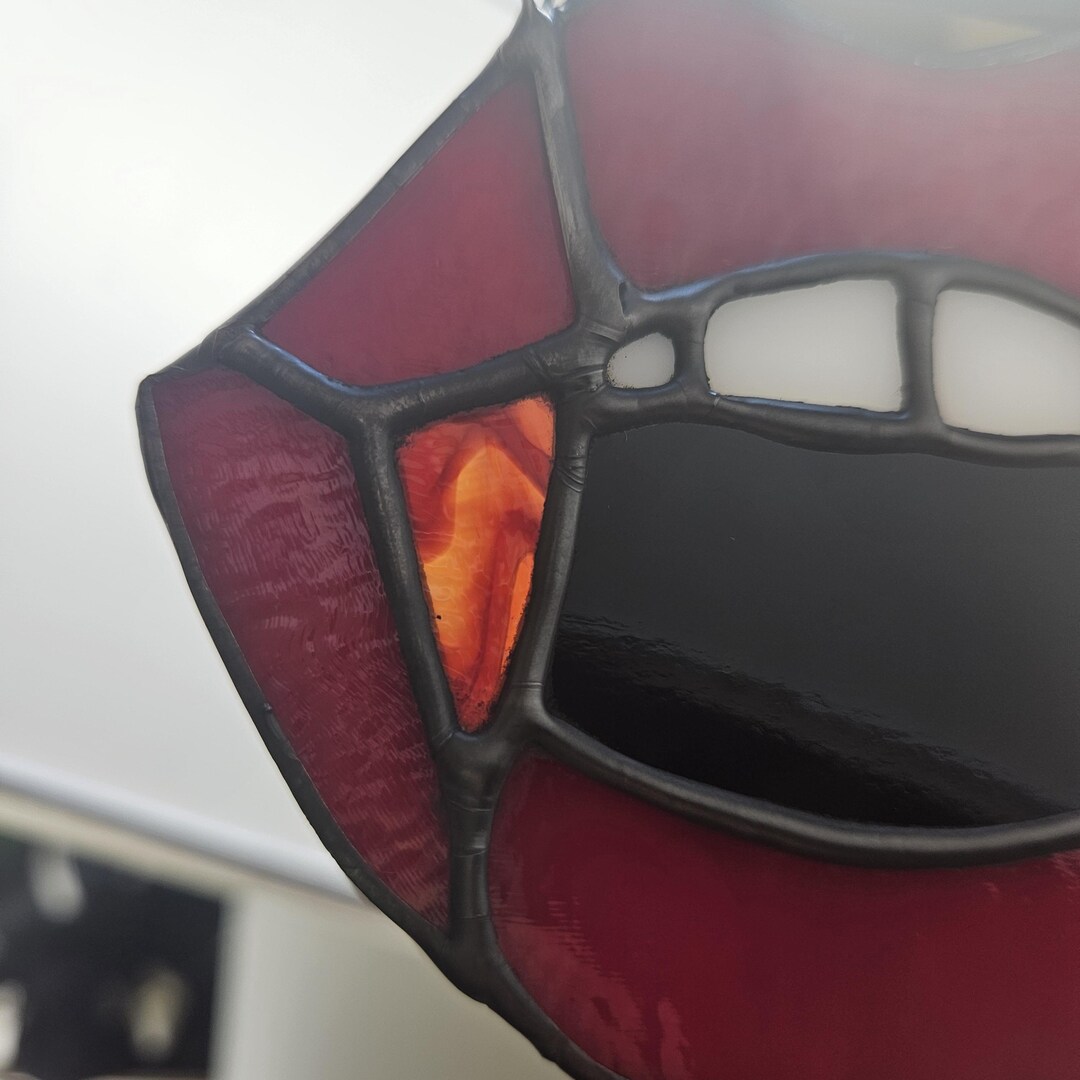 Halloween Stained Glass Vampire Lips - Etsy