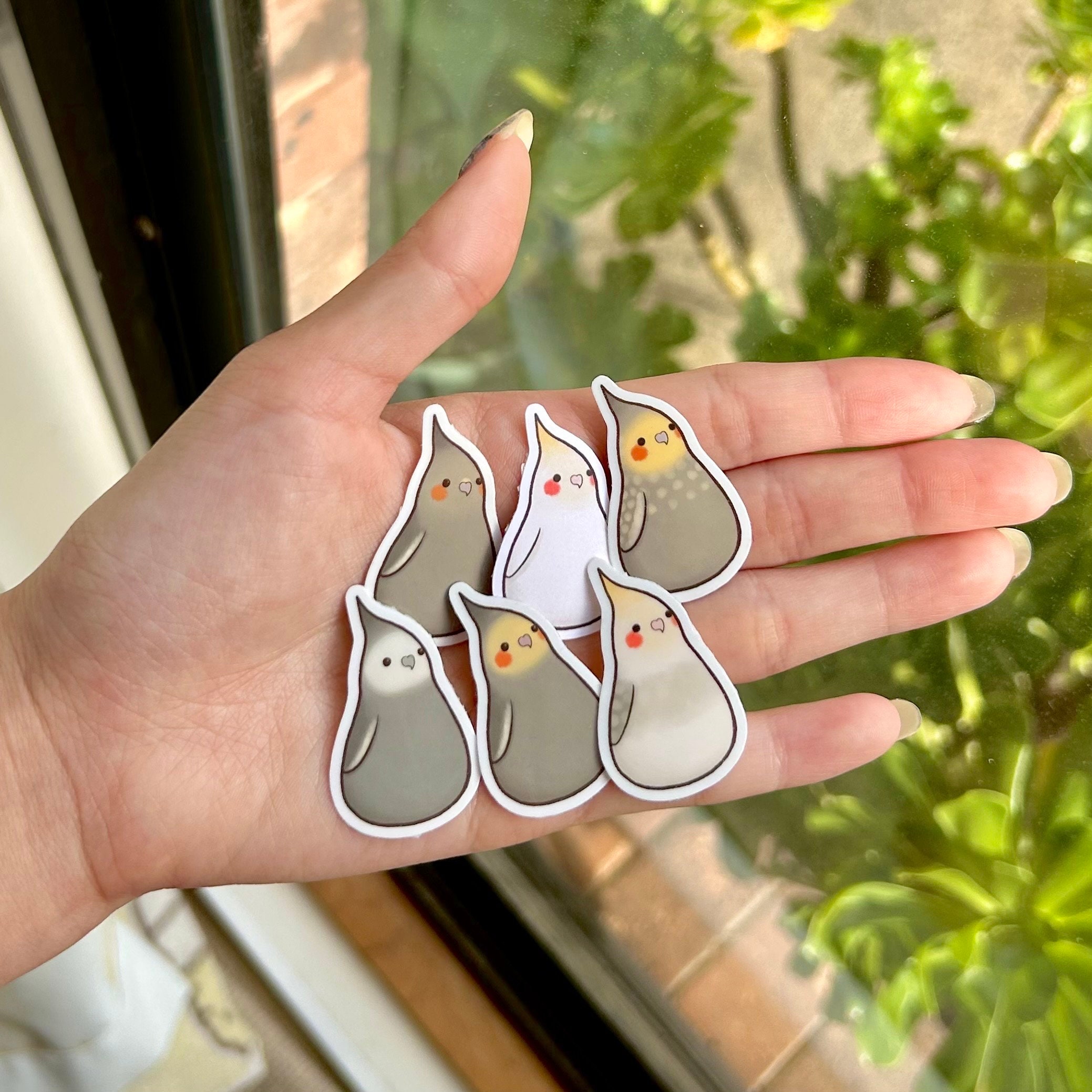 Mini Cockatiels Sticker Pack - Etsy