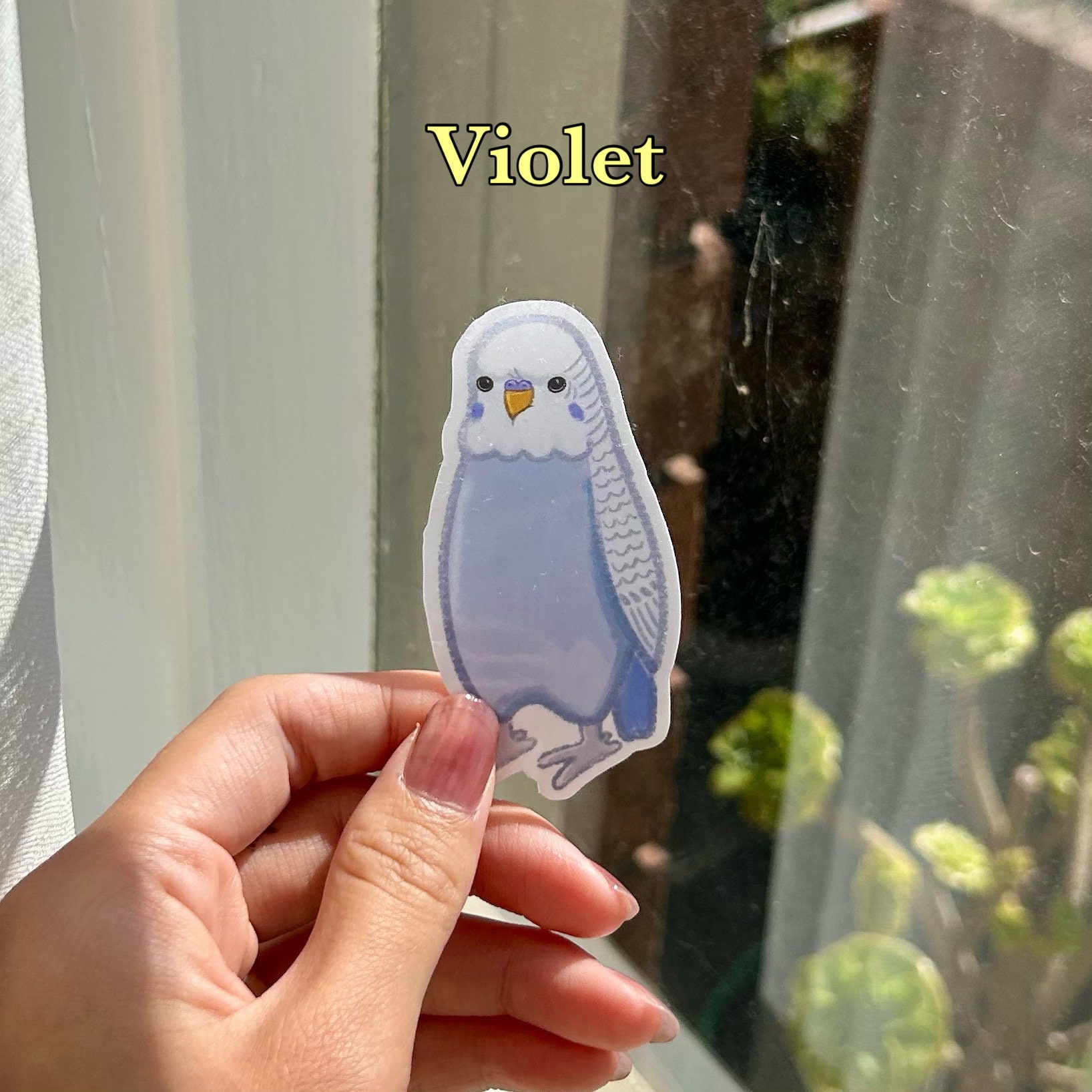 Budgie Vinyl Stickers, 5 Colours - Etsy