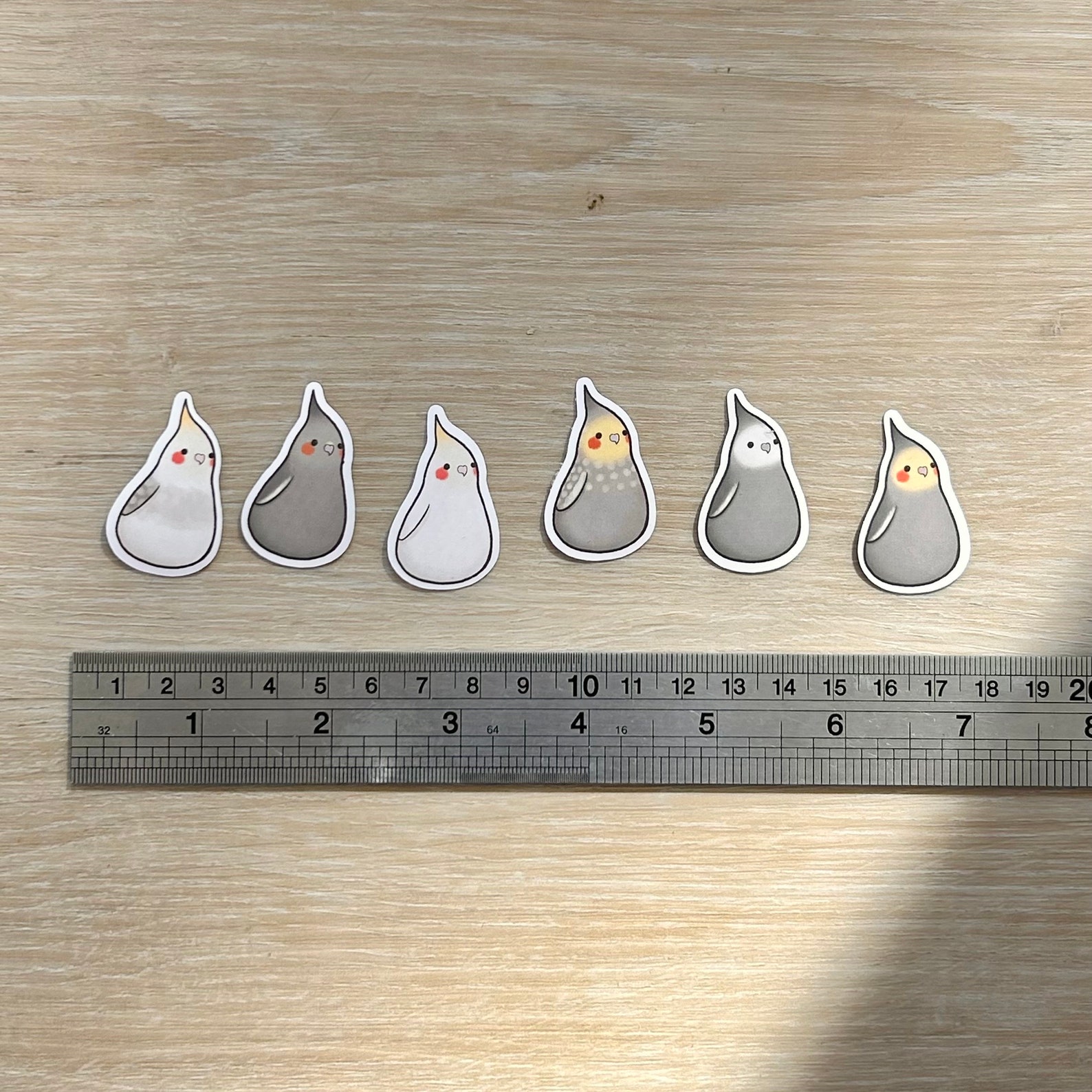 Mini Cockatiels Sticker Pack - Etsy