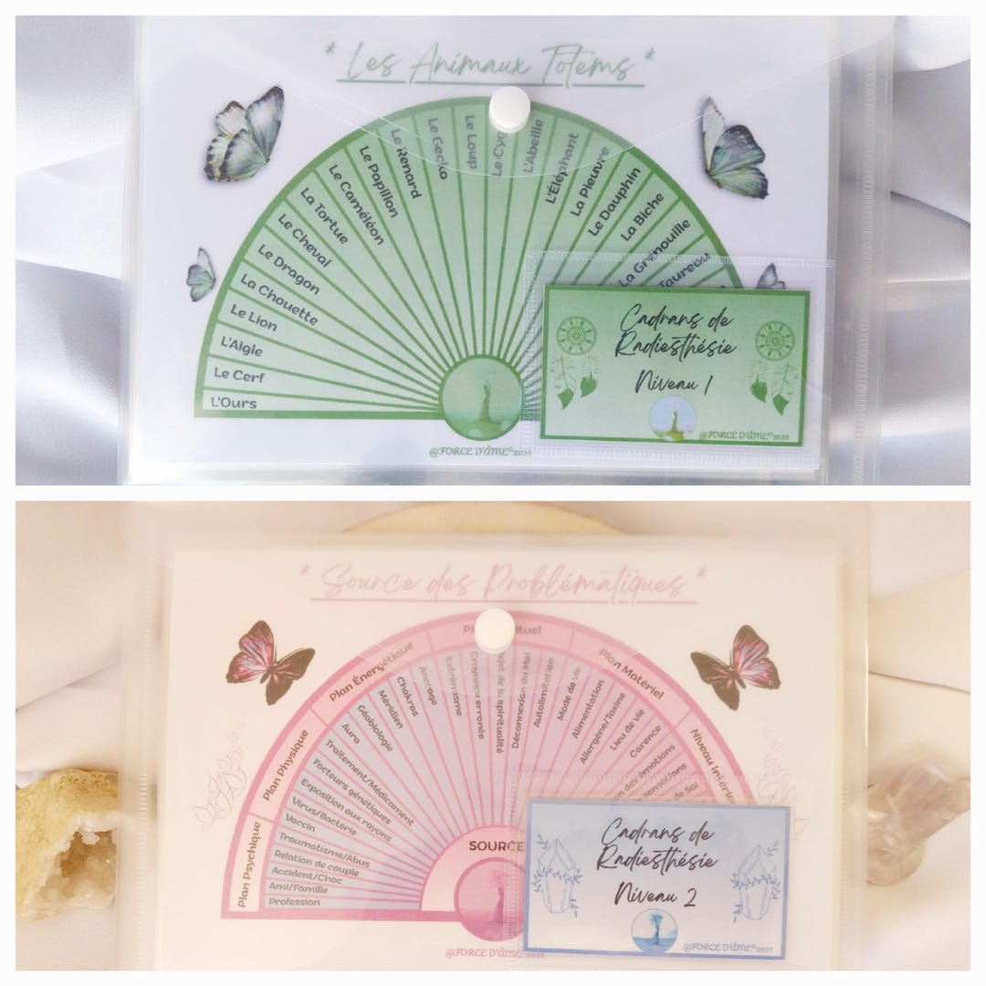 Dowsing Chart Kit (20 Boards/dials) - Level 1 & Level 2 - Etsy Canada