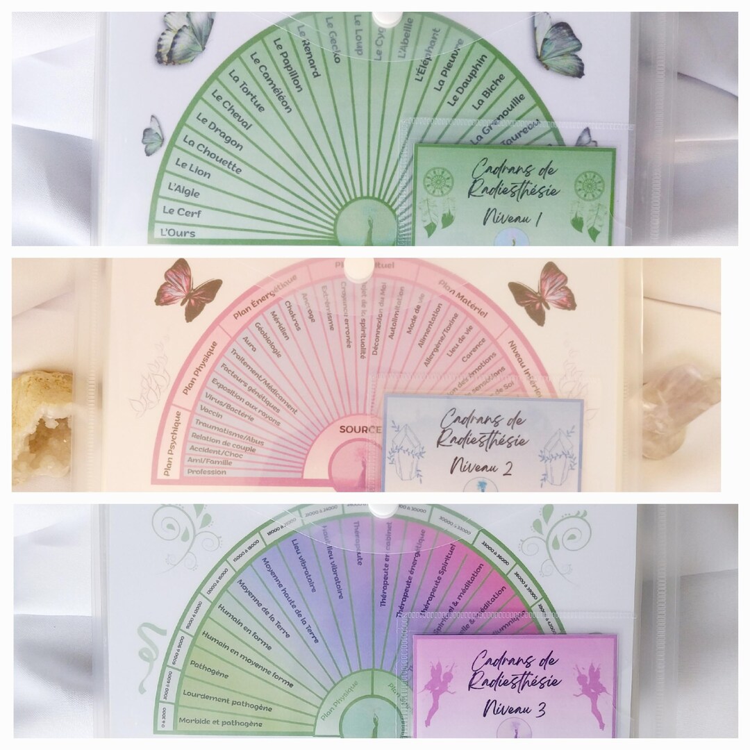 Dowsing Chart Kit - 30 Boards/dials - Levels 1-2-3 - Etsy