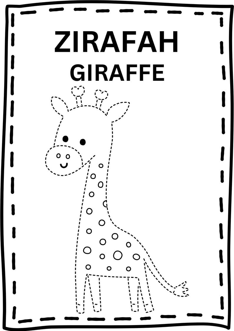 Printable Cut-out the Animal - Etsy