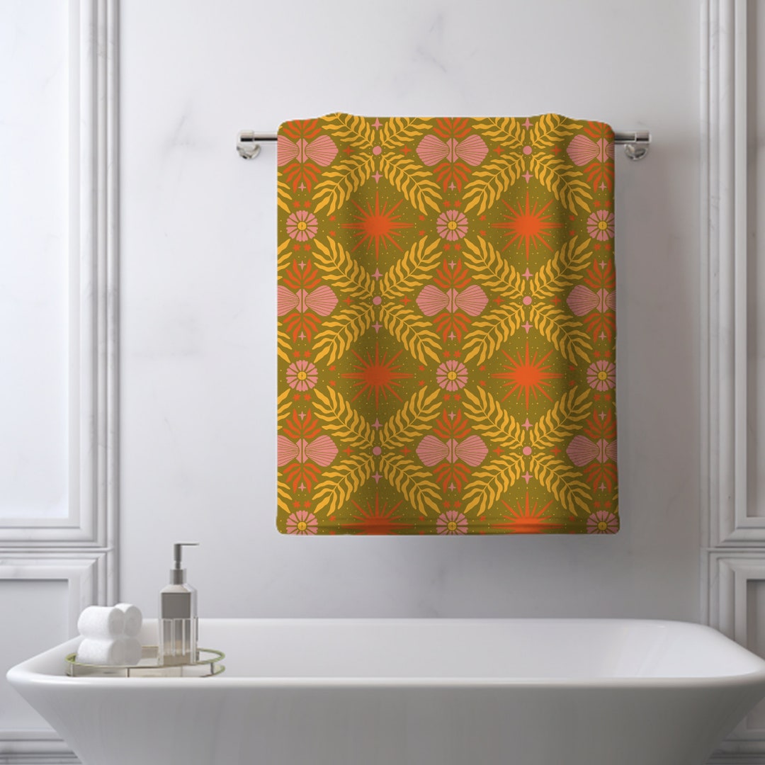 Vintage Retro Towels, Bathroom Towels, Beach Towels - Etsy Australia