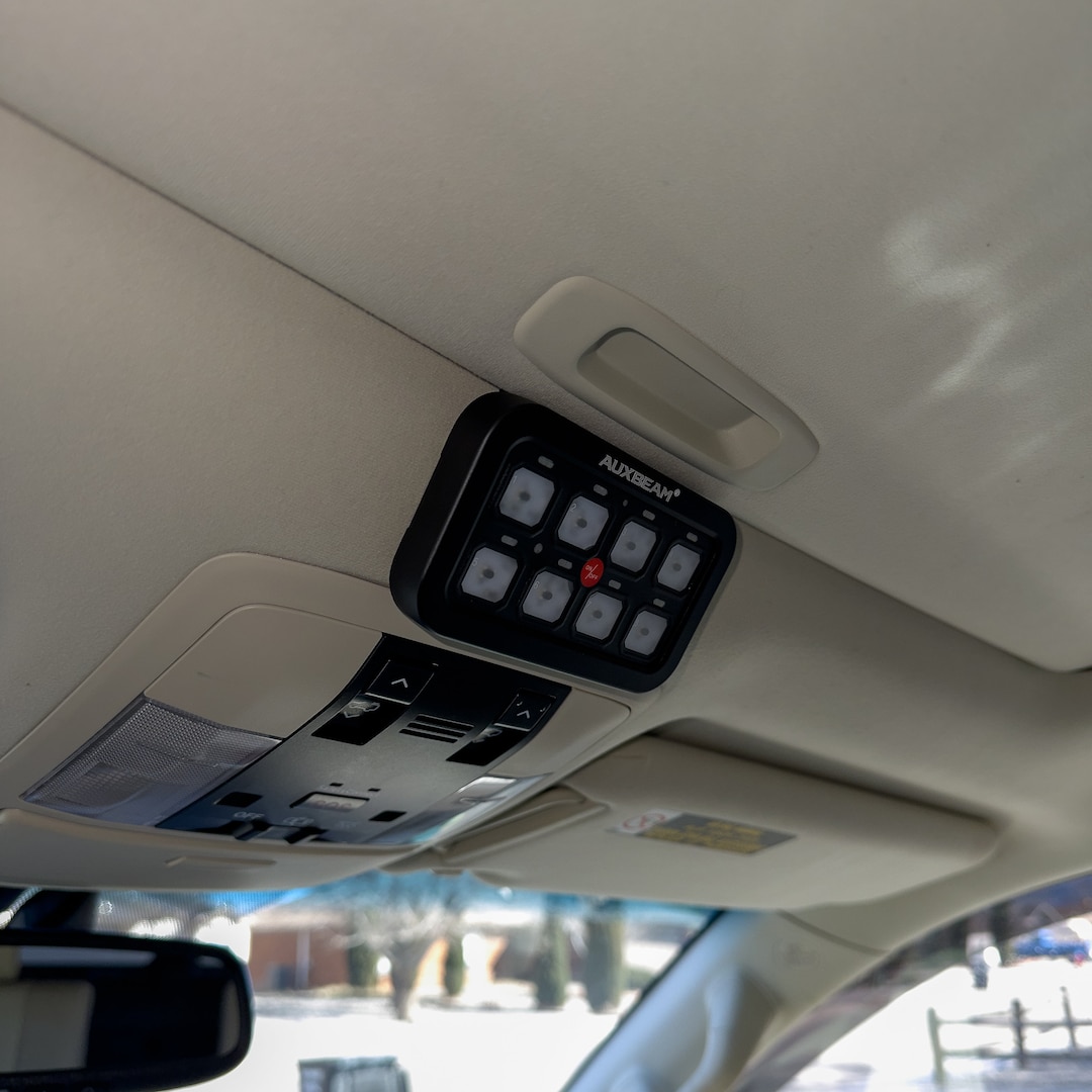 Lexus Gx460 Auxbeam Switch Panel Mount 3d Printed No Drill