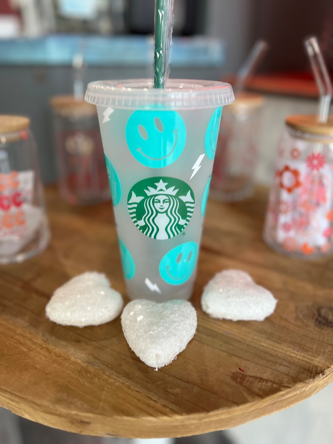 Starbucks Smiley Face Cup - Etsy