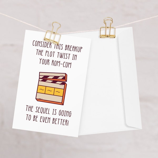 Break up Card - Etsy