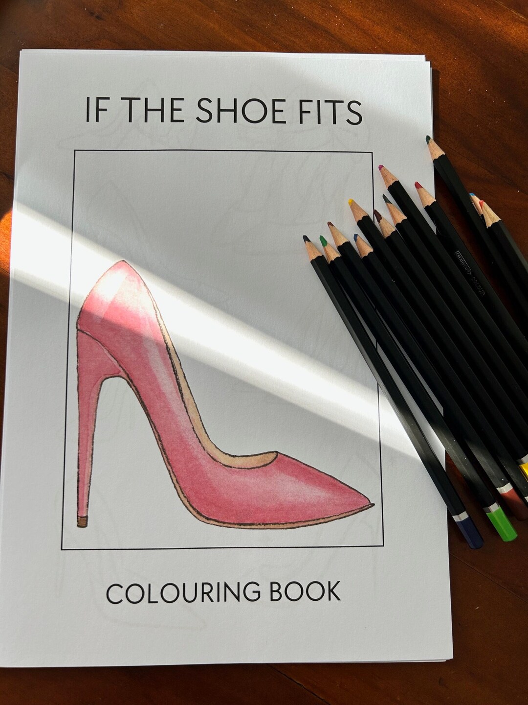 If the Shoe Fits Colouring Book - Etsy