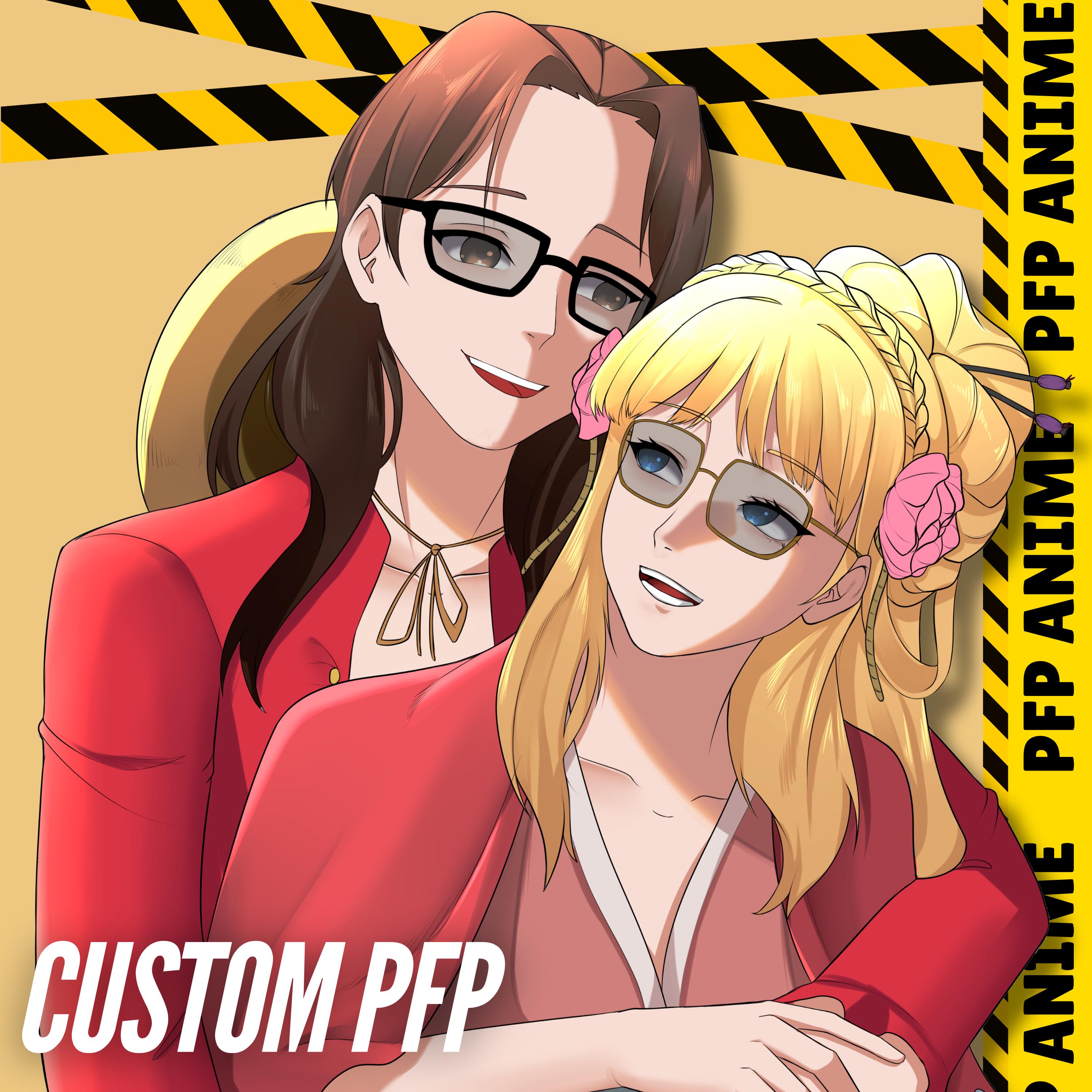 Custom Anime PFP, Personalized Cartoon Profile Picture, Avatar for ...