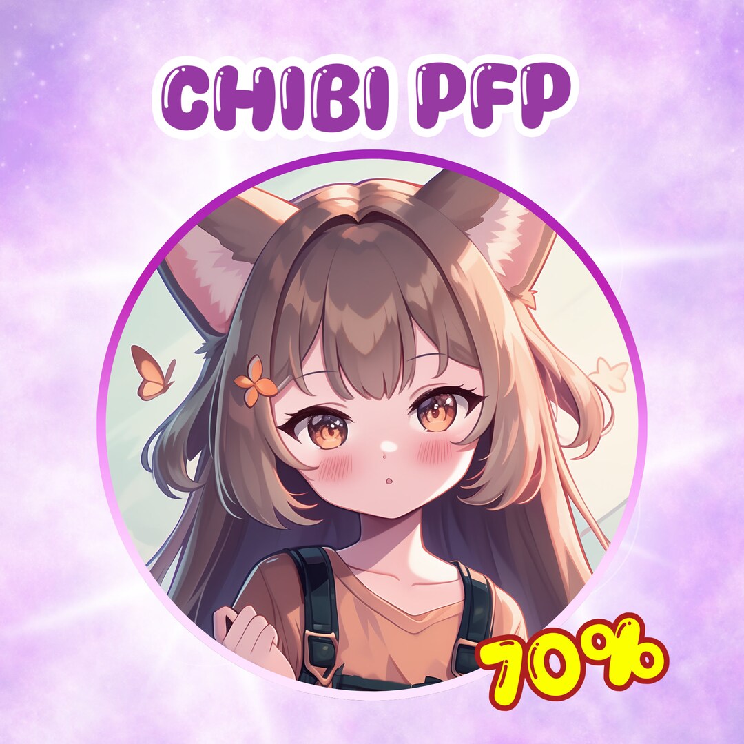 Custom PFP Chibi, Pfp Chibi, Chibi Twitch Icon, Personalized Chibi ...