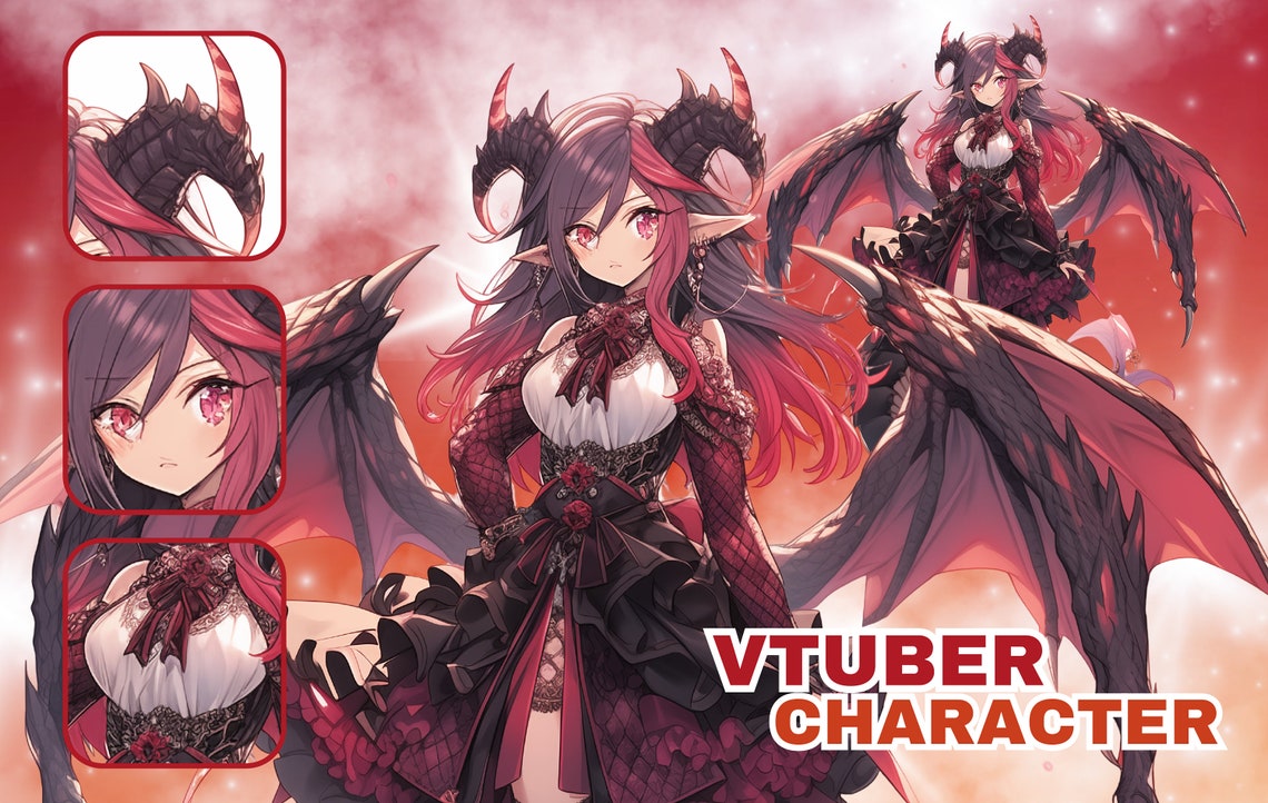 Custom Vtuber Model for Commercial Use, Live 2D Vtuber Model, Vtuber Model, Vtuber Assets ...