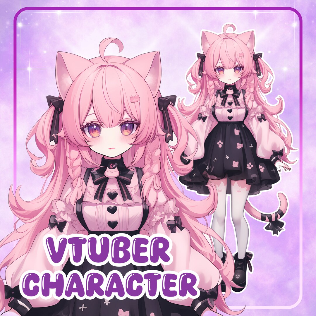 Custom Chibi Vtuber for Commercial Use, Customizable Live2d Model ...
