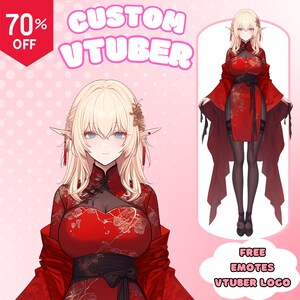 Custom Vtuber Model for Commercial Use Live2d Vtuber Anime Character ...
