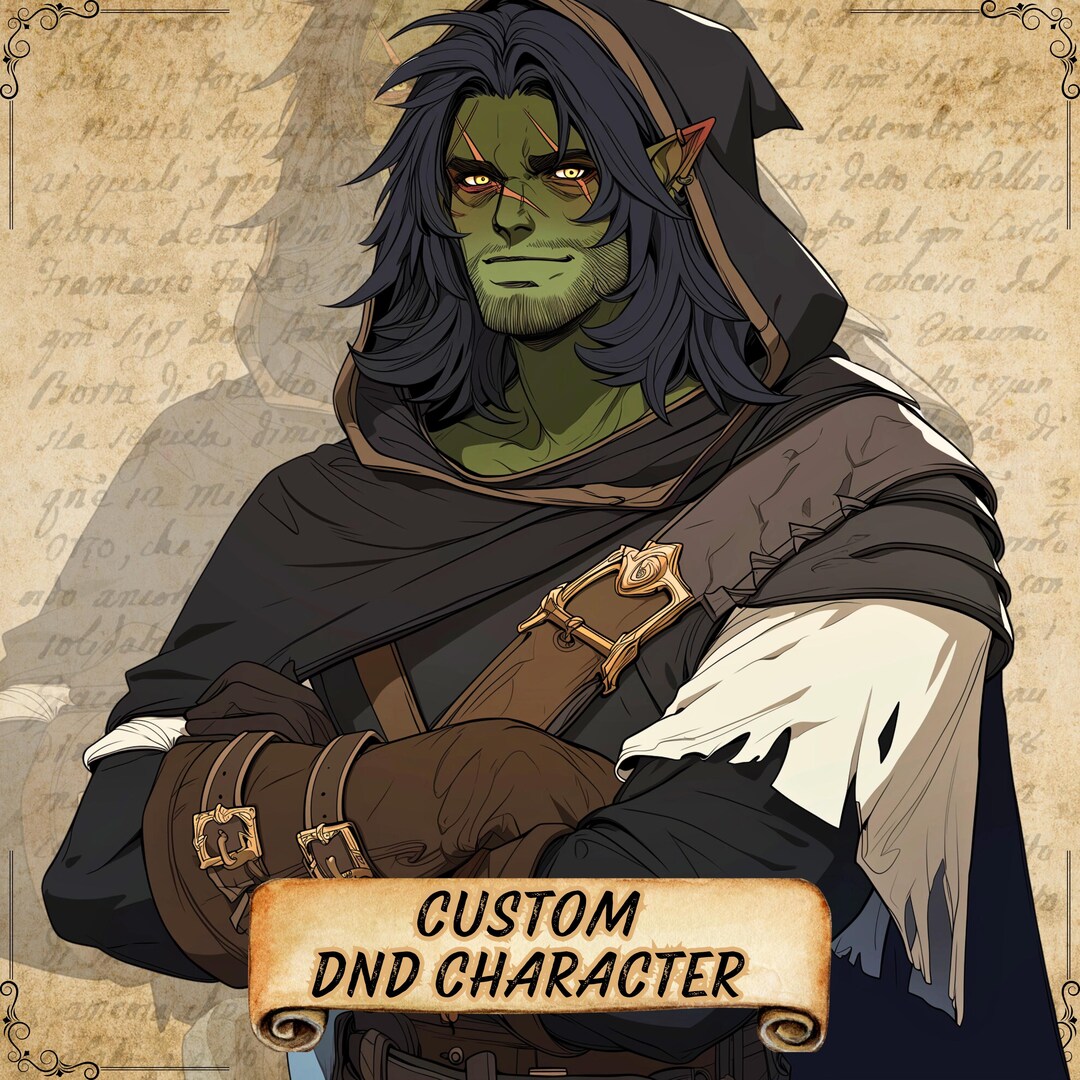 Anime Styled Dnd Characters Fantasy Custom Fantasy Character RPG ...