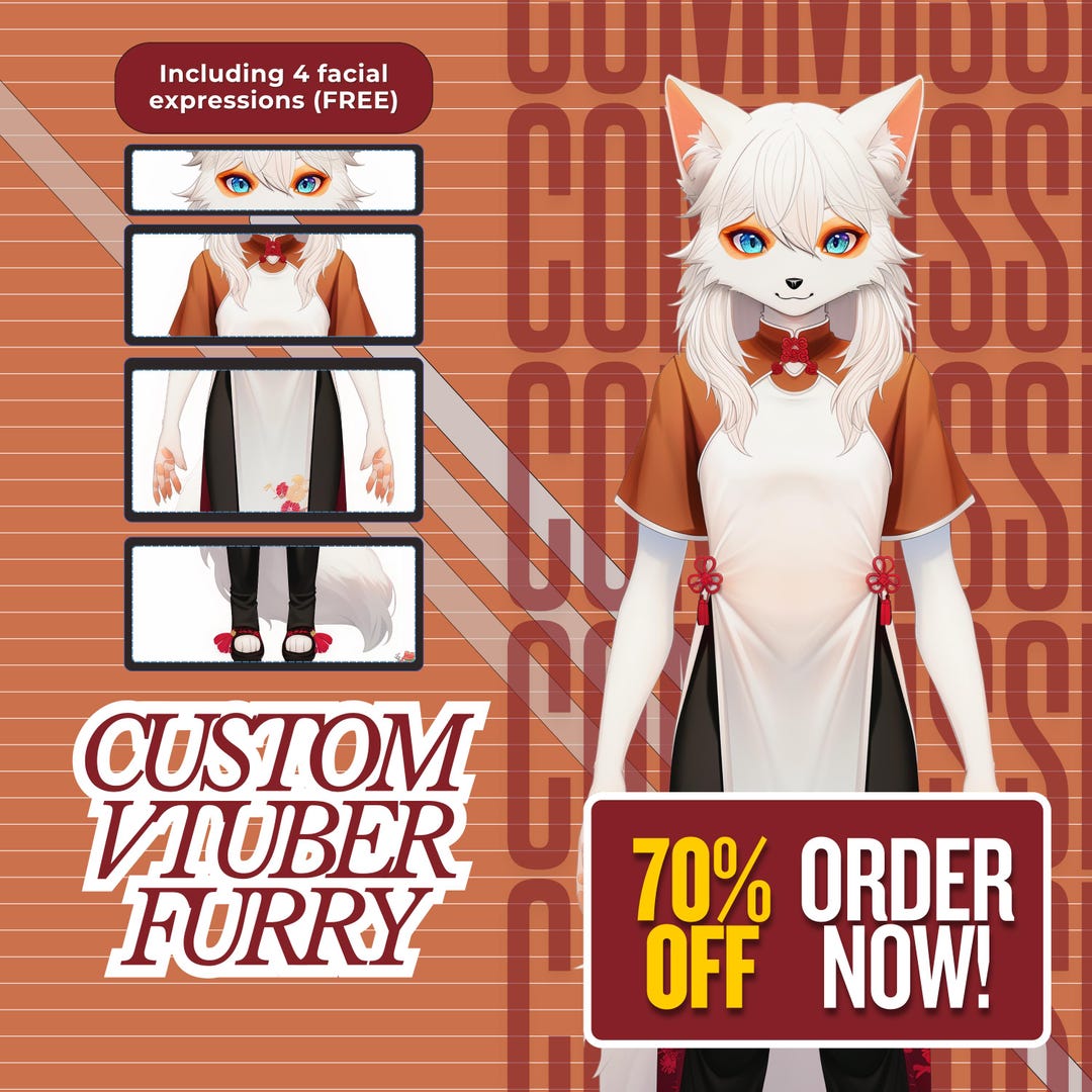 Buy Live2d Furry Vtuber, Live2d Furry Model Rigging, Furry, Vtuber ...