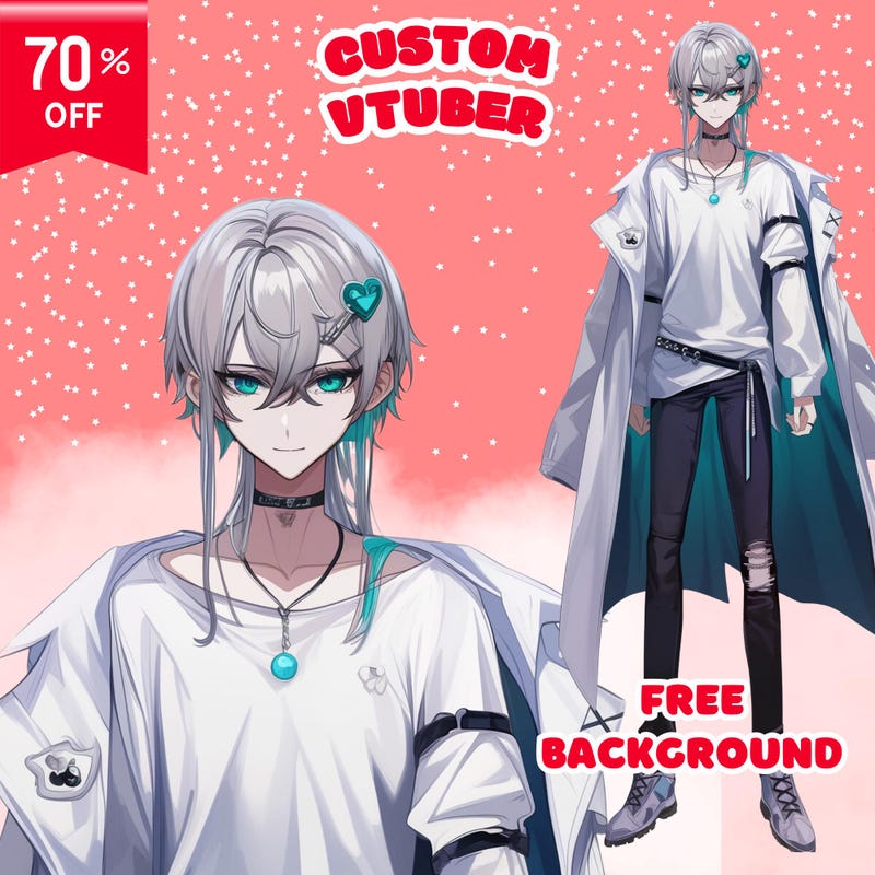 Live2d Model Male - Etsy