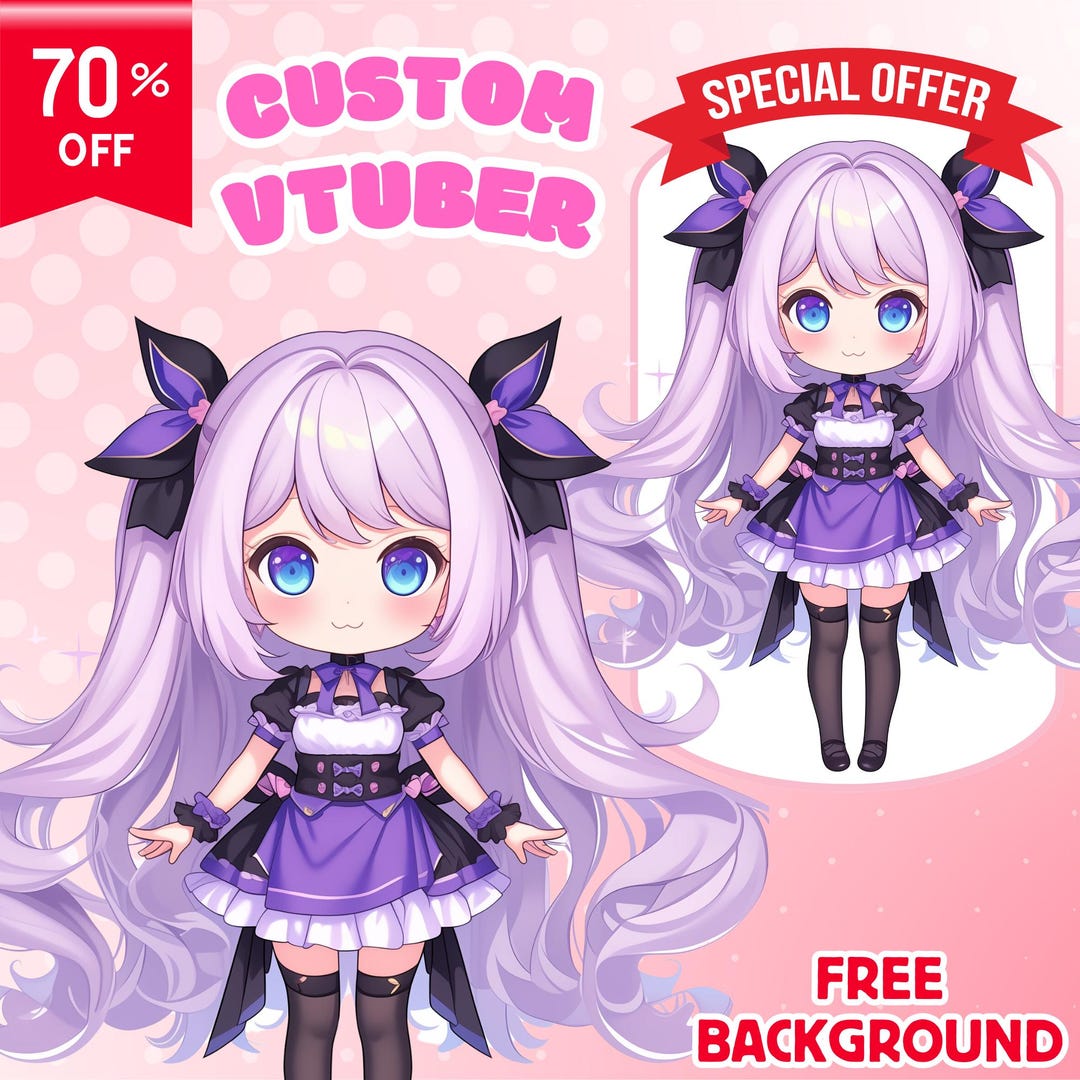 Custom Live2d Chibi Vtuber Chibi Vtuber Model Vtuber Model Vtuber ...