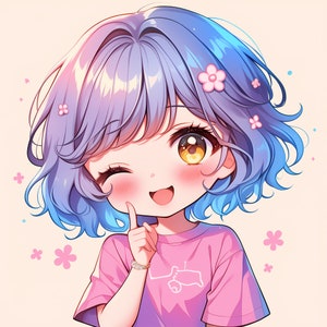 Custom PFP Chibi, Pfp Chibi, Chibi Twitch Icon, Personalized Chibi ...