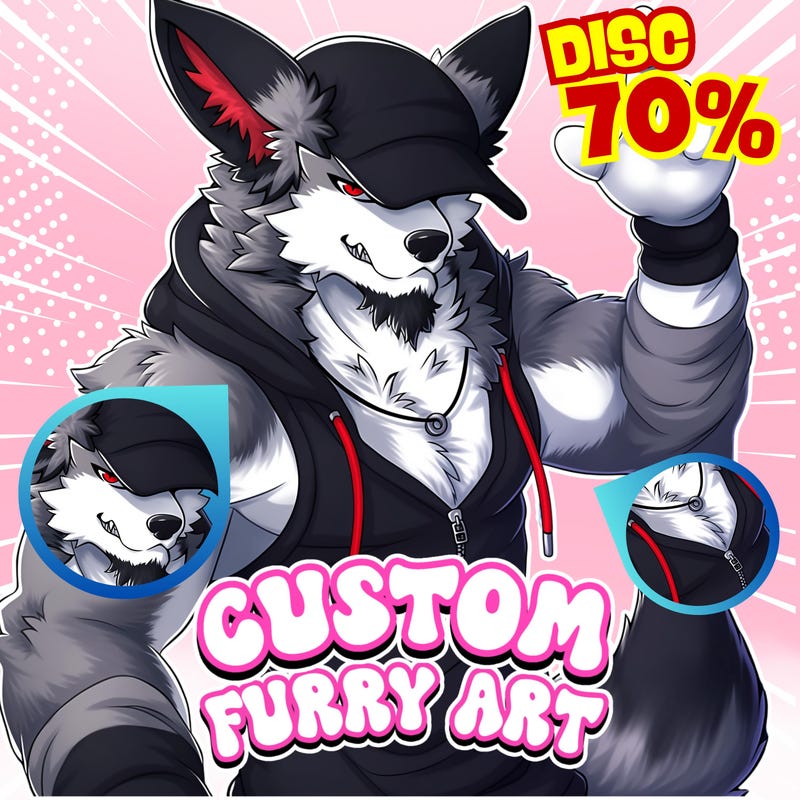 Furry Fanart - Etsy