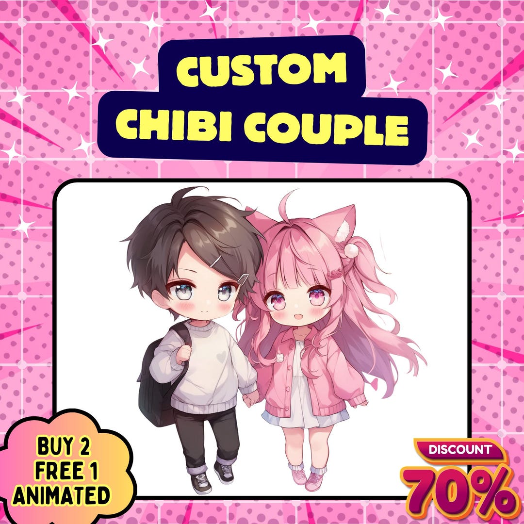 Custom Chibi Anime, Chibi Character, Chibi Logo, Cute Chibi, Custom ...