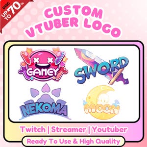 Custom Cute Vtuber Logo Vtuber Logo, Custom Vtuber Logo Commission ...