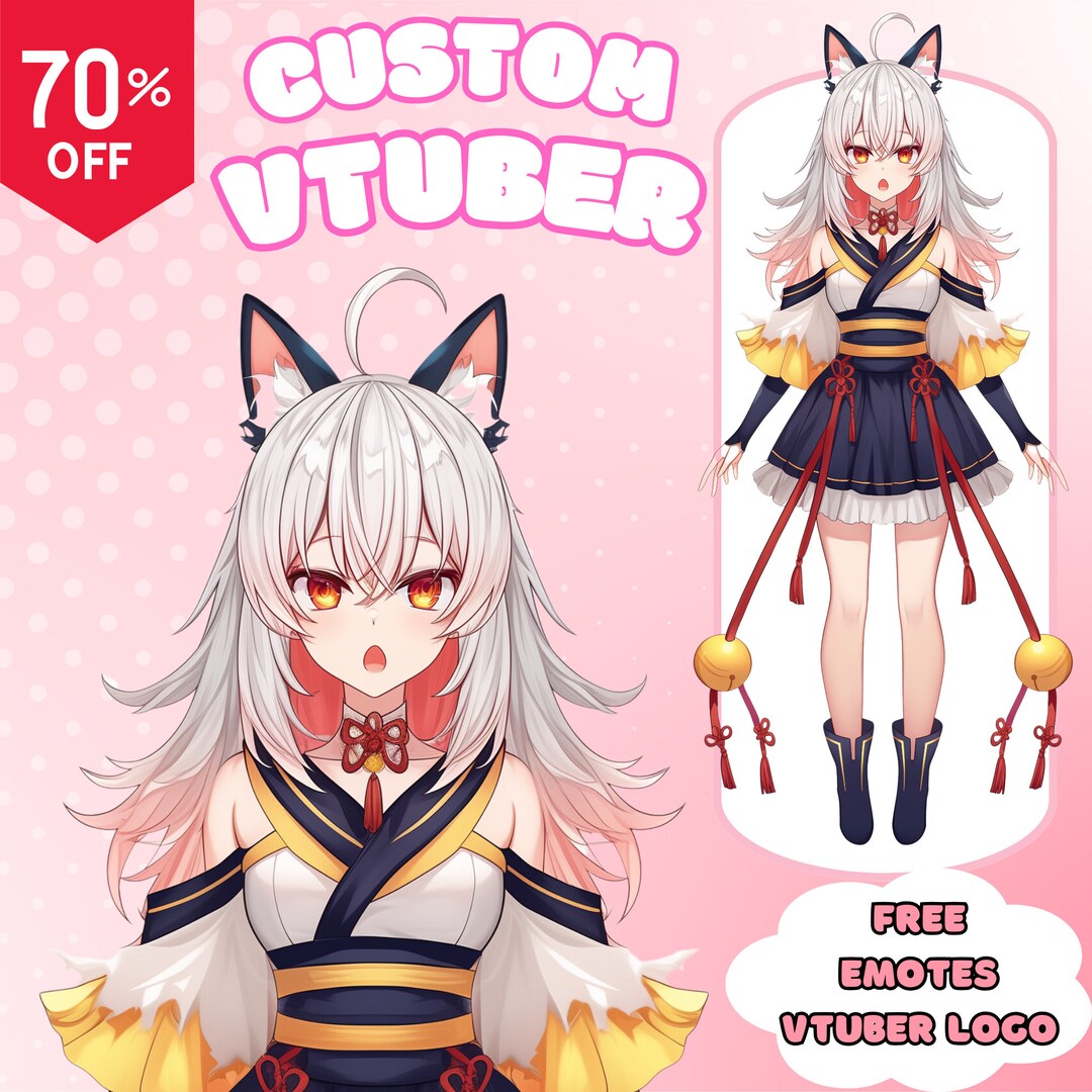 Ready to Use Vtuber, Custom Vtuber & Pngtuber Pack, Ready for Streaming ...