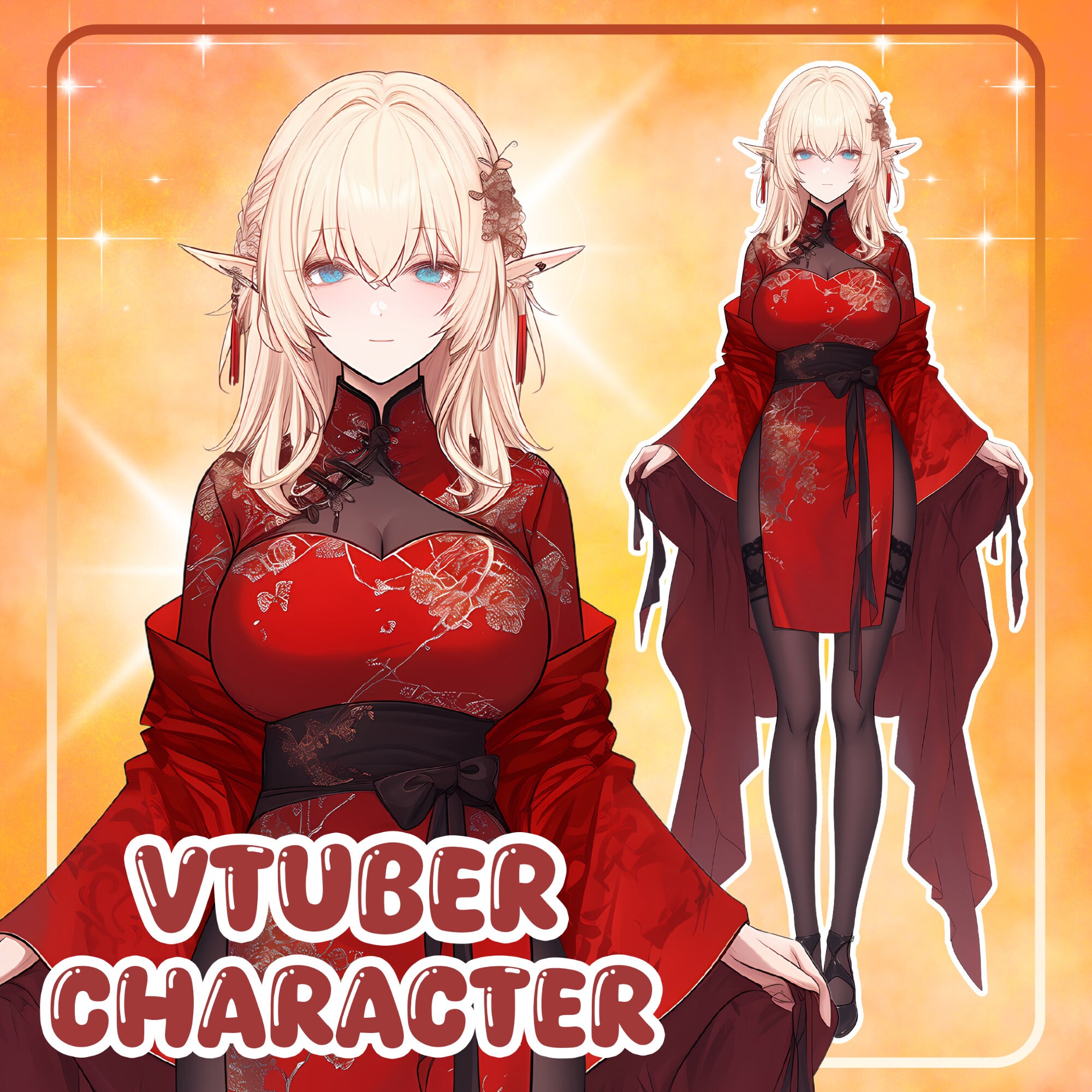 Modelo Vtuber personalizado para uso comercial, Vtuber, Modelo Vtuber ...