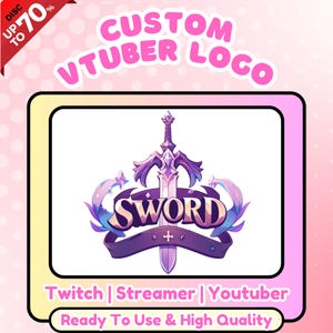 Custom Cute Vtuber Logo Vtuber Logo, Custom Vtuber Logo Commission ...