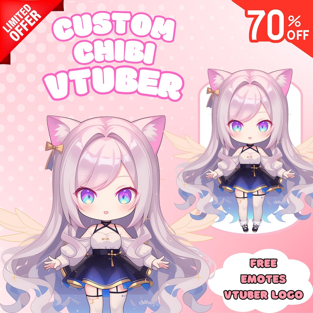 Custom Vtuber Model for Commercial Use Customizable Live2d Model Vtuber ...