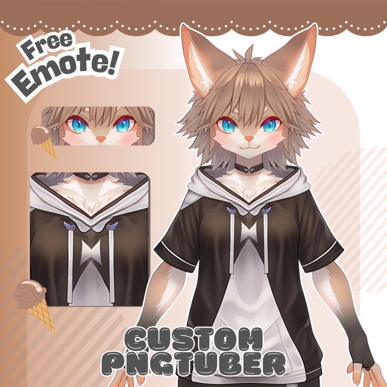 Custom Pngtuber Model Commission | Reactive Avatar for Stream | Twitch ...