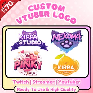 Custom Cute Vtuber Logo Vtuber Logo, Custom Vtuber Logo Commission ...
