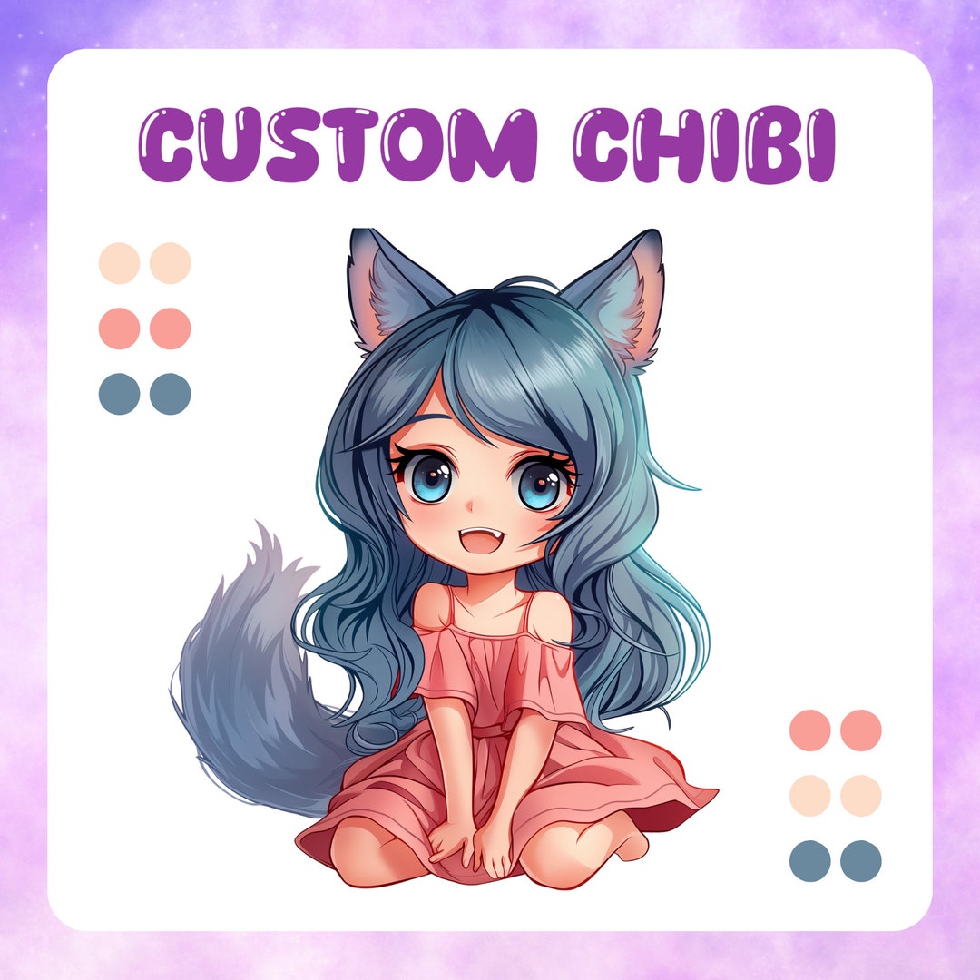 Custom Chibi, Cartoon, Chibi Character, Cute Anime Chibi, Chibi Emotes ...