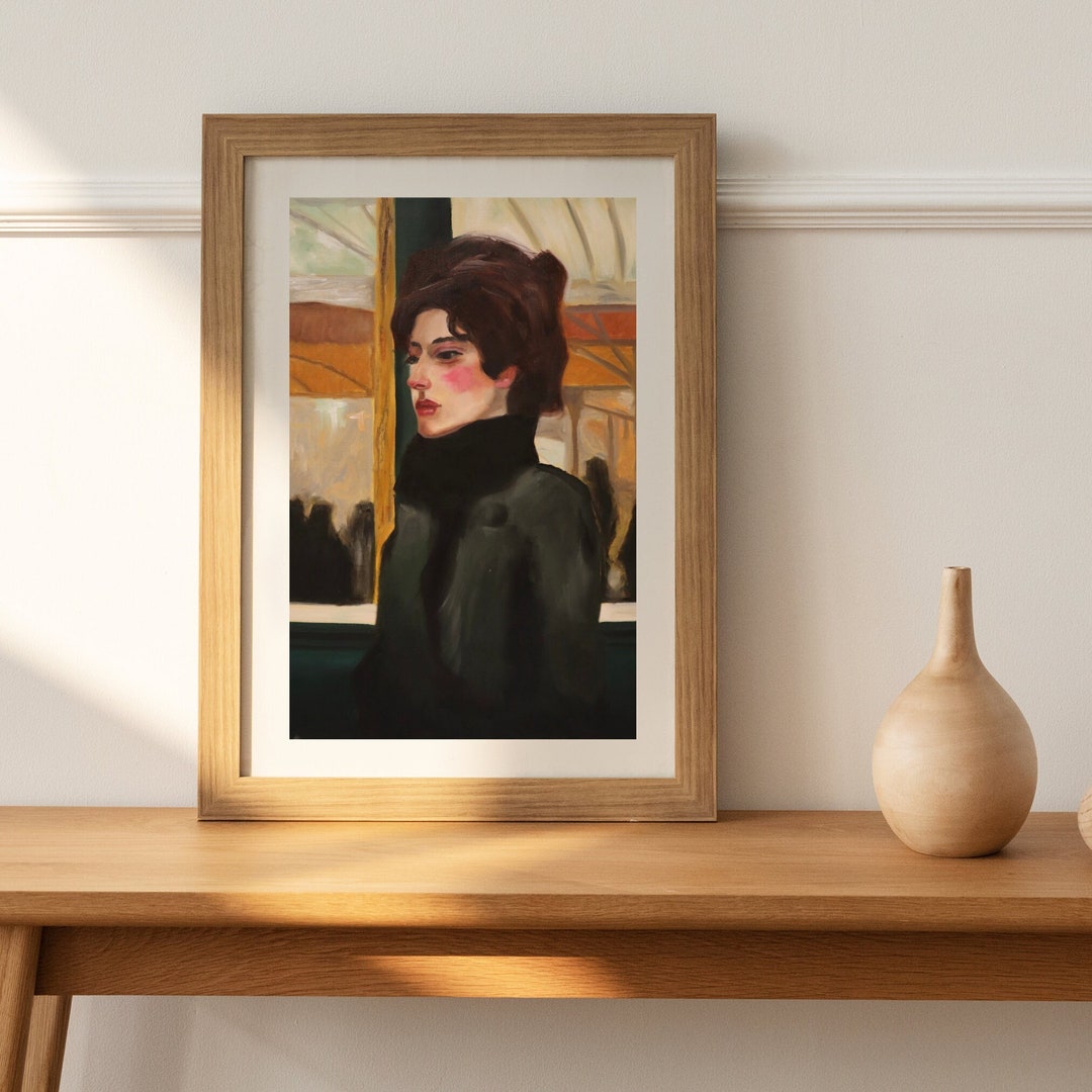 Vintage Women Original Art Print - Etsy