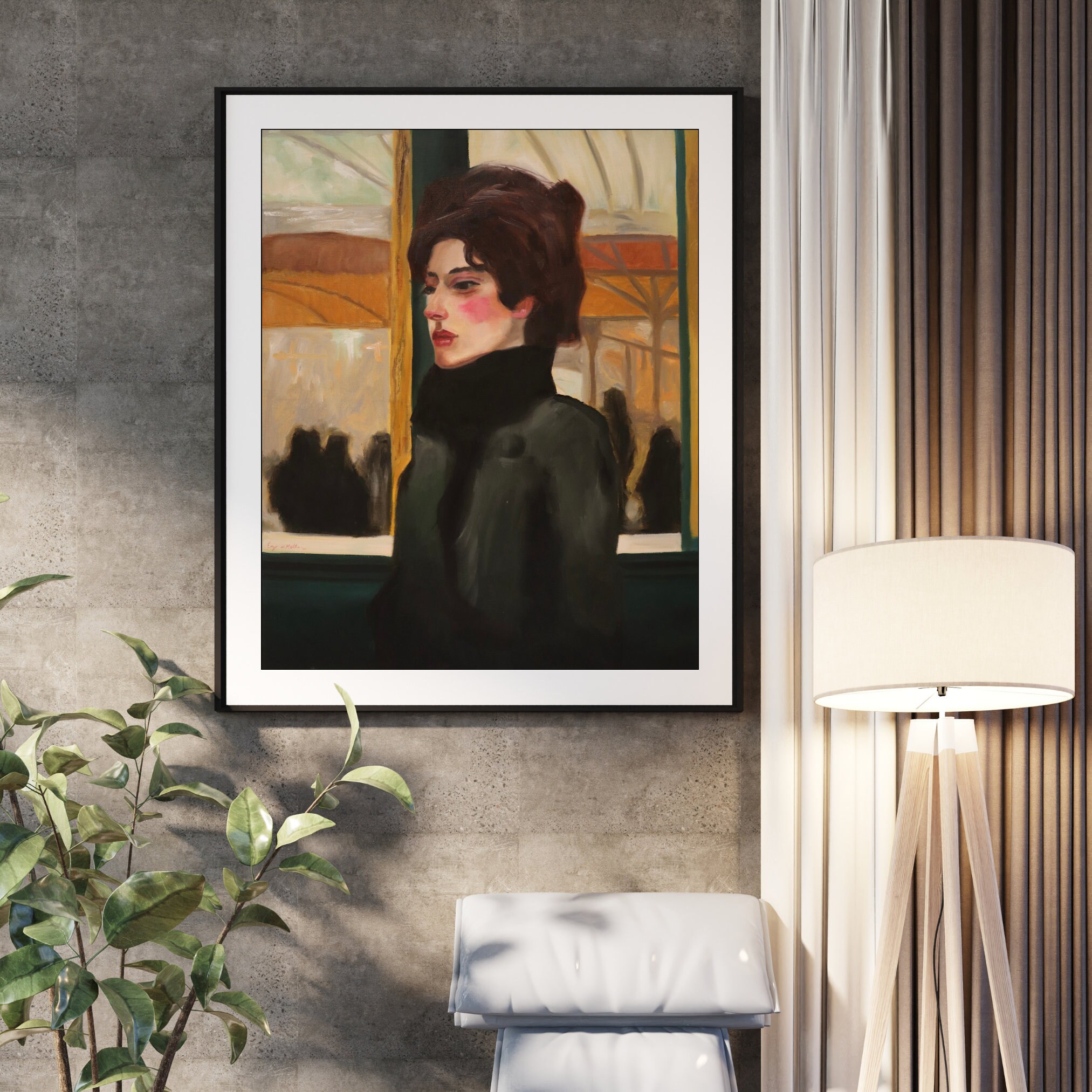 Vintage Women Original Art Print - Etsy