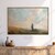Framed Antique European Tapestry Canvas Print, Vintage Textile Wall Art ...