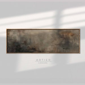 Abstract Earthy Canvas Print: Vintage Horizontal Texture Wall Decor - Etsy