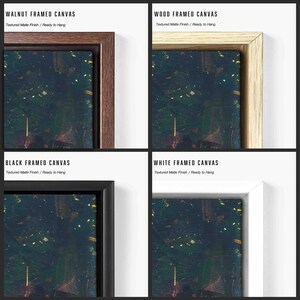 Vintage Spring Meadow Forest Landscape Wall Art, Long Horizontal ...