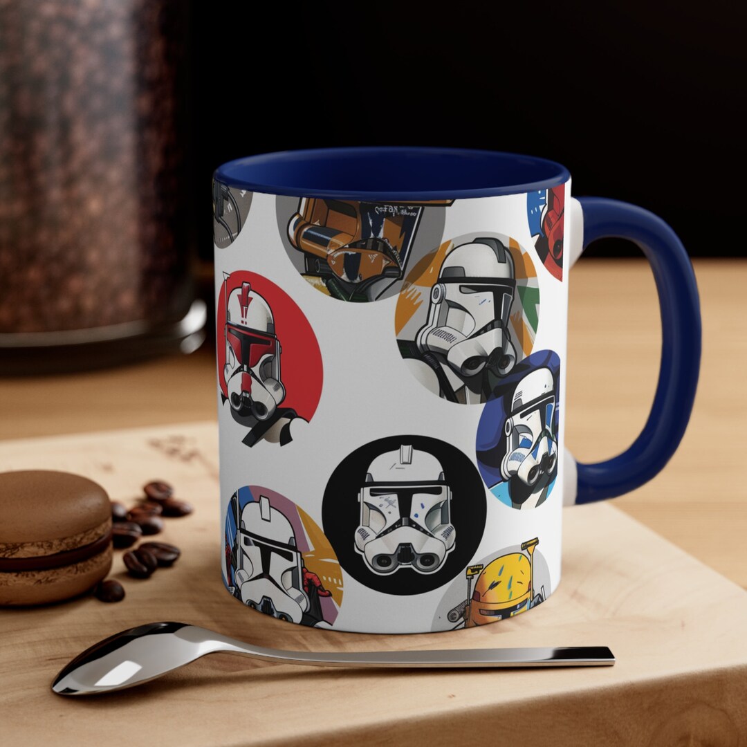 Clone Trooper Coffee Mug, 11oz Mug Gift, Disney Mug, Star Wars Gift, Gift for Him, Artist Gift ...