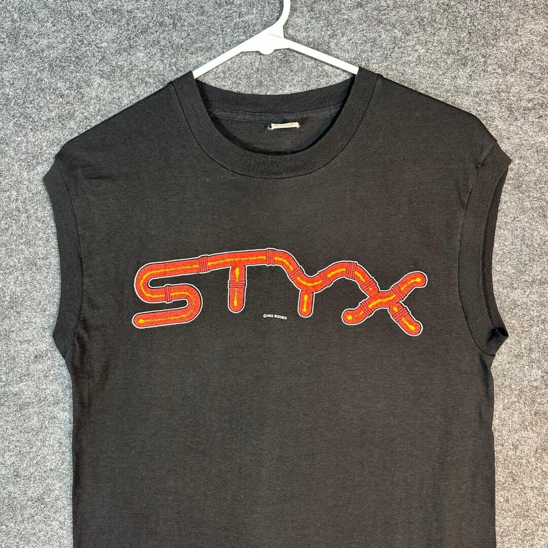 Vintage 1983 STYX Kilroy Was Here Tour Tank Top Single Stitch Hem Mens ...